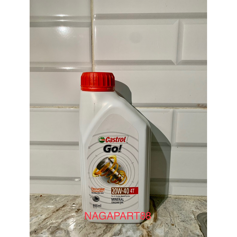 Jual Oli CASTROL GO 800ML 1 DUS ISI 24 (BISA BELI SATUAN/DIECER ...
