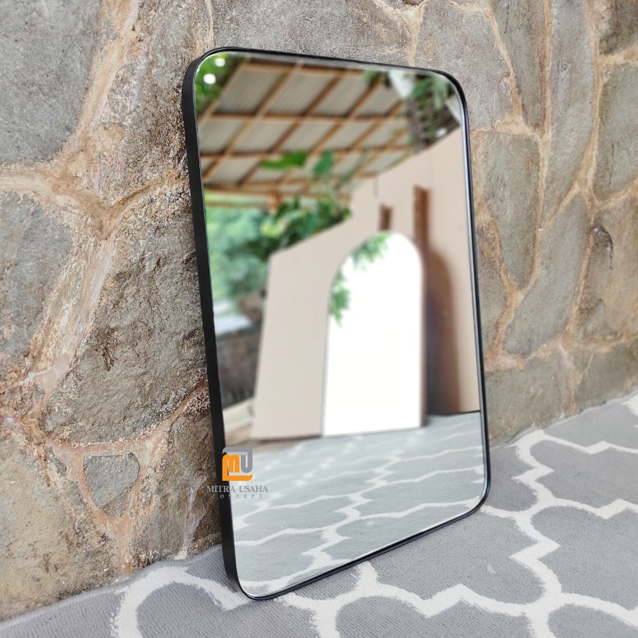 Jual Cermin besi persegi 50 x 80 cm -50 x 90 cm Cermin wastafel ...