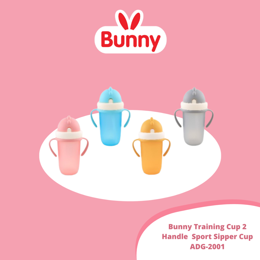 Jual Bunny Training Cup 2 Handle Sport Sipper Cup Gelas Minum Bayi ...