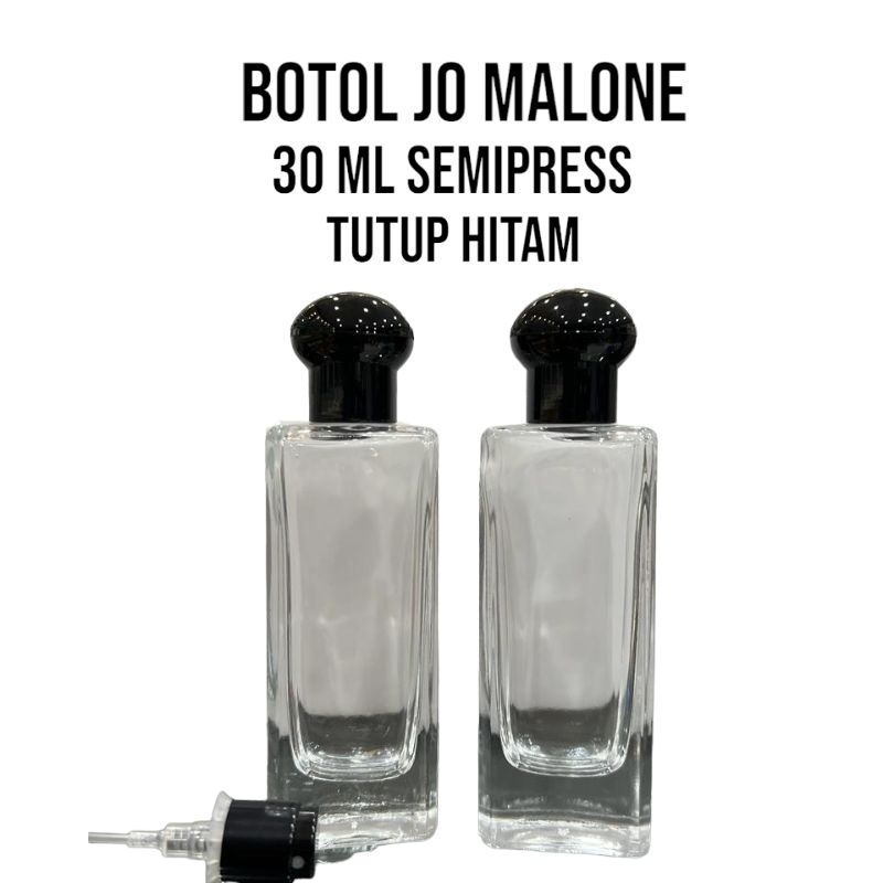 Jual BOTOL JM 30 ML SEMI PRESS TUTUP HITAM - BOTOL PARFUM | Shopee Indonesia