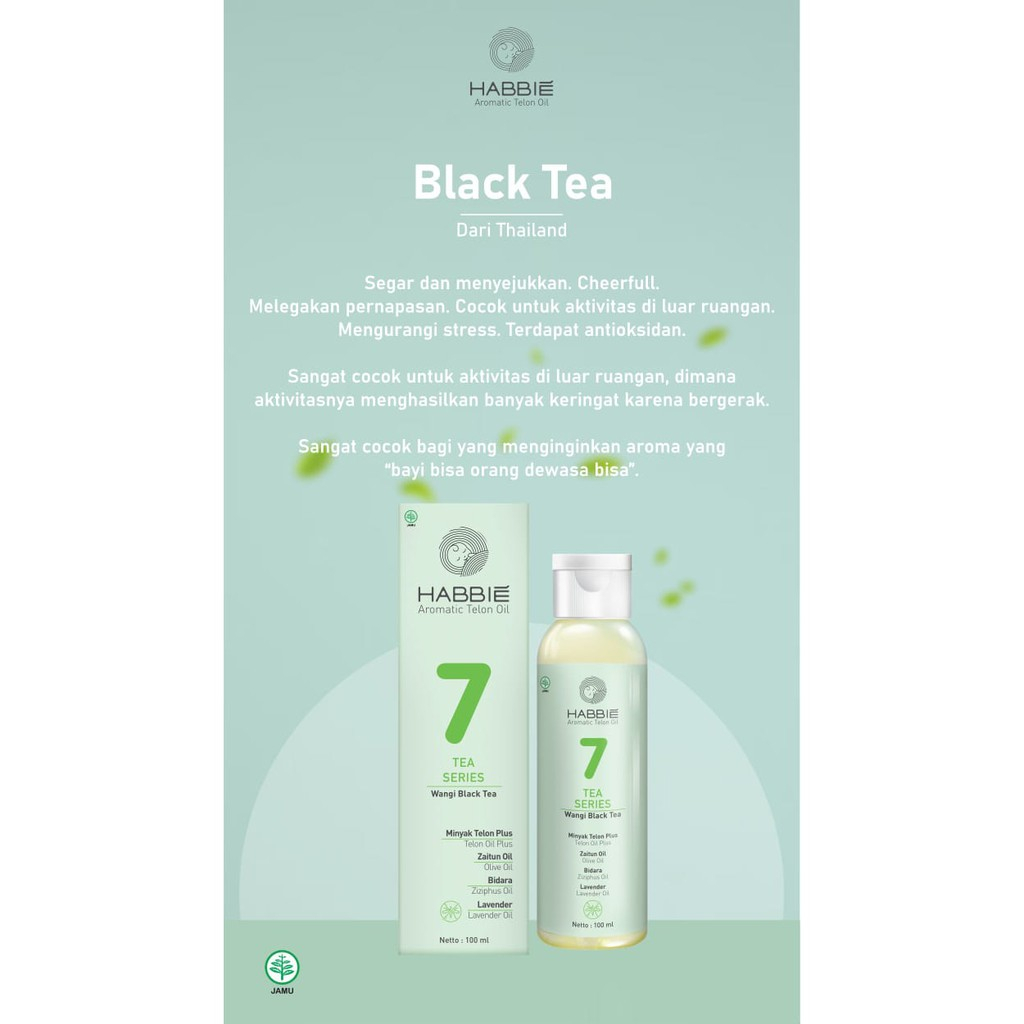 Jual Habbie Aromatic Telon Oil Tea Series Minyak Telon Bayi Aroma Teh ...