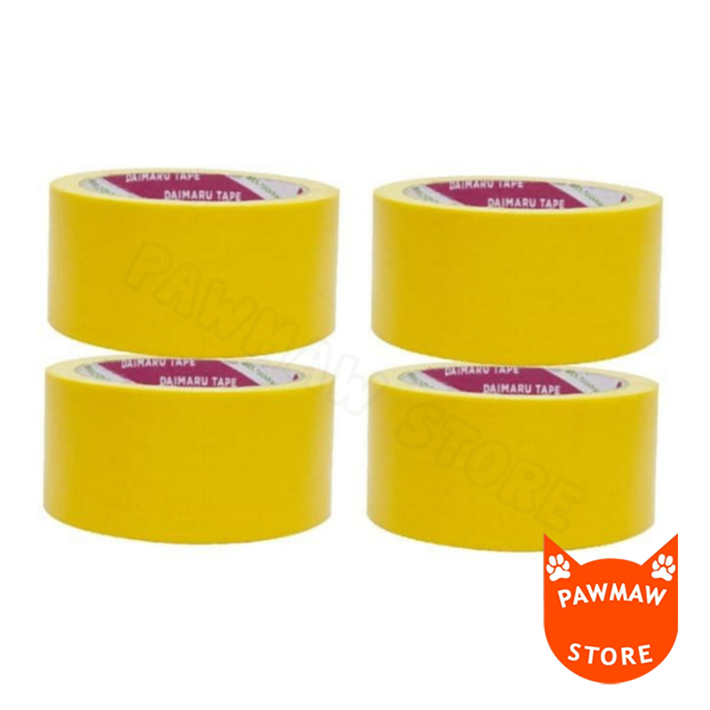 Jual Lakban Kain Daimaru Warna Kuning 48 mm x 12 meter | Shopee Indonesia