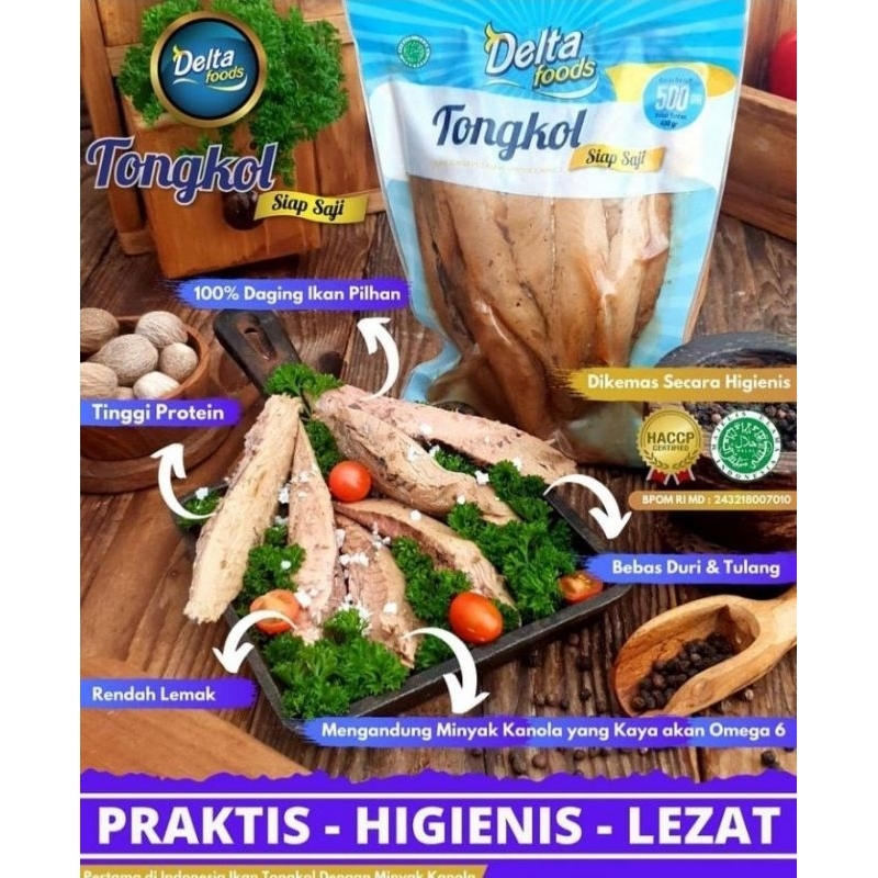 Jual DeltaFoods - Ikan Tongkol Siap Saji Dengan Minyak Kanola 250g ...