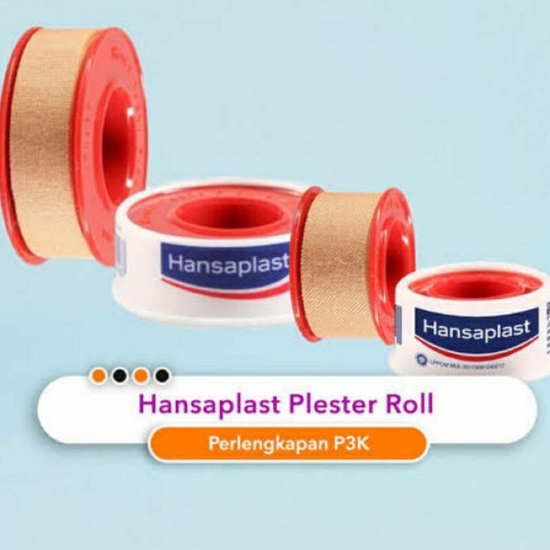 Jual Hansaplast Plester Roll Kain 2,5cm x 4,5m & 1.25cm x 4,5m - MURAH | Shopee Indonesia