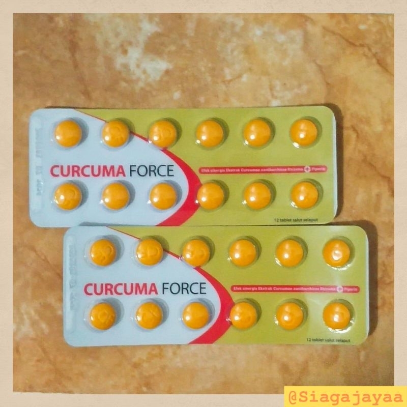 Jual Curcuma Force Strip Tablet | Shopee Indonesia