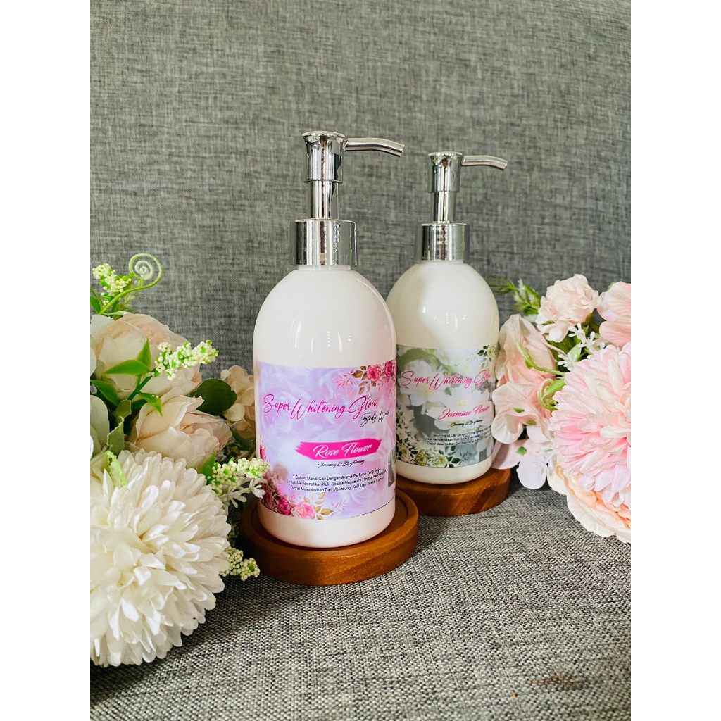 Jual SUPER WHITENING GLOW BODY WASH / SABUN BADAN / SABUN CAIR / SABUN ...