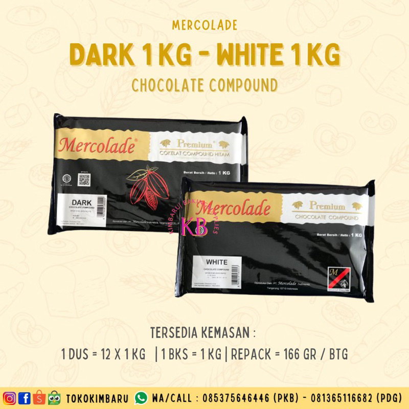 Jual Mercolade Dark - White 1 KG | Shopee Indonesia