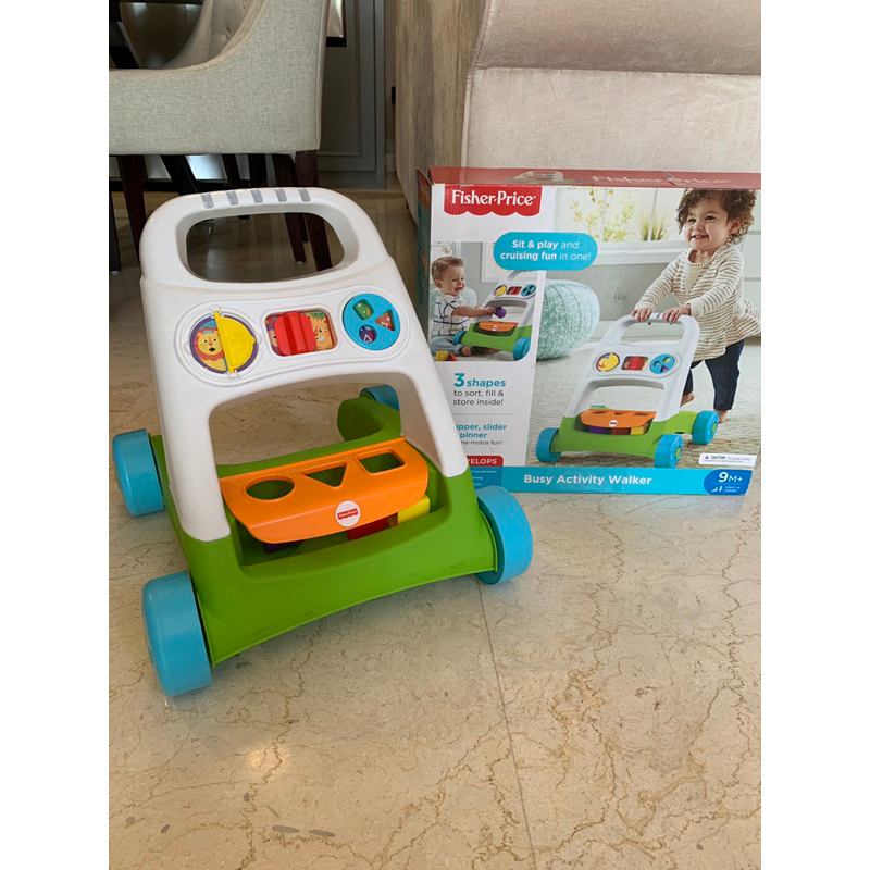 Jual Fisher Price Busy Activity Baby Walker | Shopee Indonesia