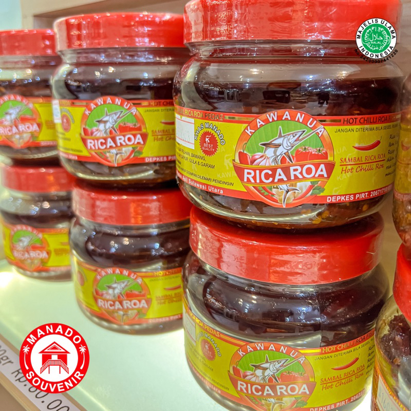 Jual RICA ROA 470g ASLI MANADO KAWANUA / SAMBAL IKAN ROA MINAHASA ...