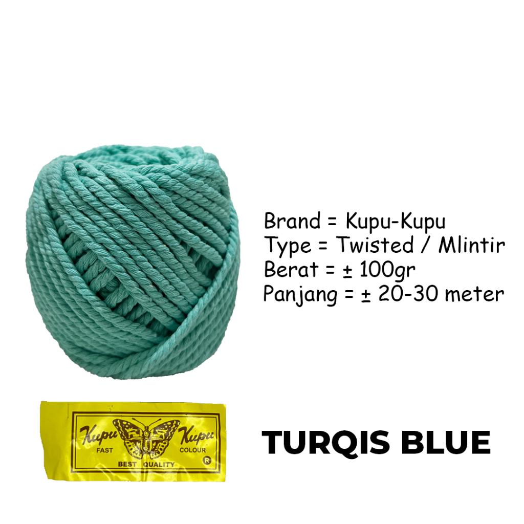 Jual Tali Katun Macrame 4mm / Benang Makrame Cotton Rope Besar | Shopee ...