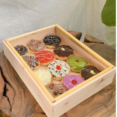 Jual Box Donat Custom Ukuran 60x60 cm | Shopee Indonesia