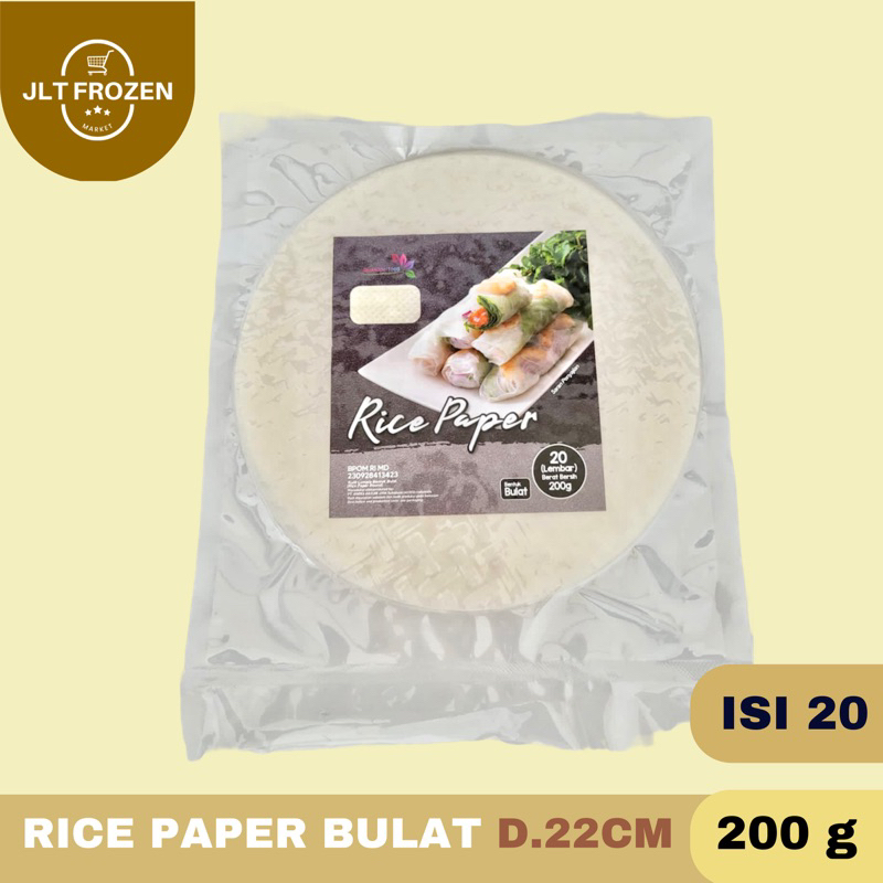 Jual Rice Paper / Kulit Lumpia Transparan Vietnam [ISI 10/20/50 ...
