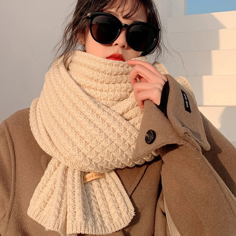 Jual WOOL KNITTED SCARF #1507 | Shopee Indonesia