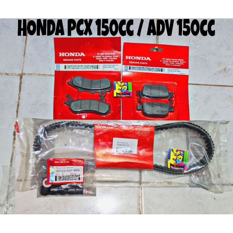 Jual kampas rem depan belakang vanbel roller AHM K97 Honda pcx 150 adv ...