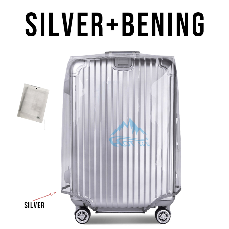 Jual Cover Pelindung Koper Sarung Koper Luggage Cover Transparant PVC ...