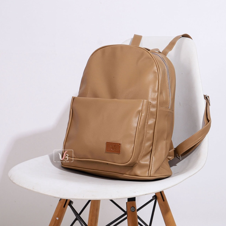 Jual V3 - Tas Ransel Wanita Livia Backpack Simple Tas Kulit Kuliah ...