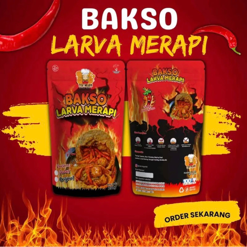 Jual BAKSO LARVA MERAPI & BASO ACI AYAM MERCON | Shopee Indonesia