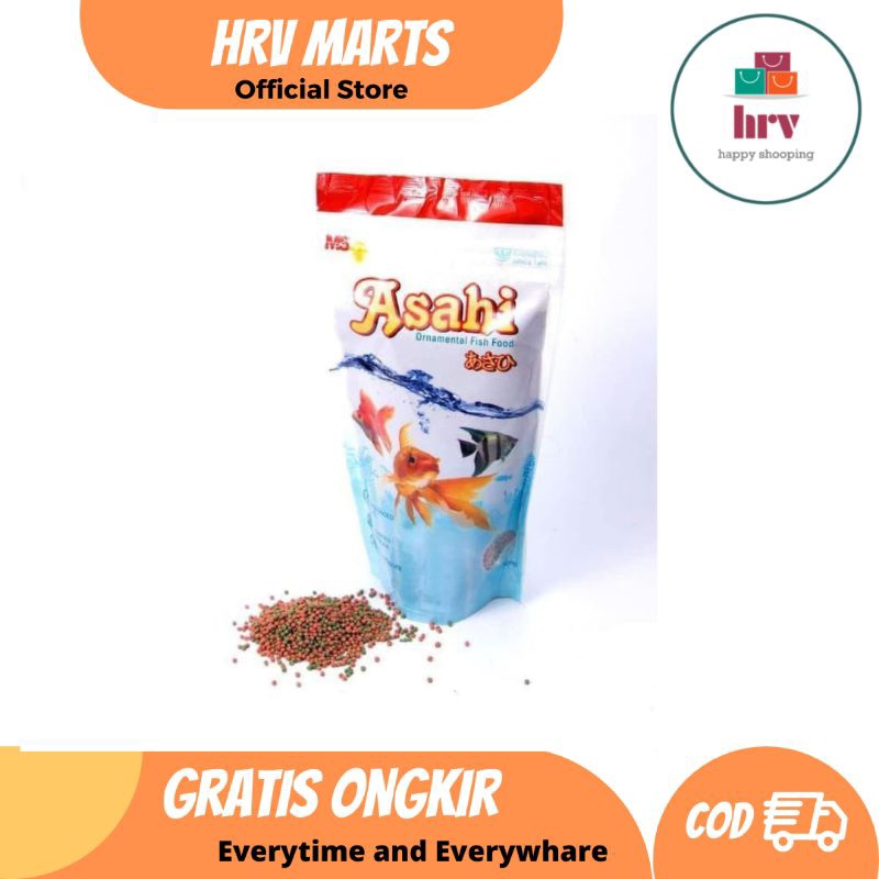 Jual Pakan Pelet Asahi Fish Food Ikan Koi Ikan Mas Koki Aquarium 100 ...