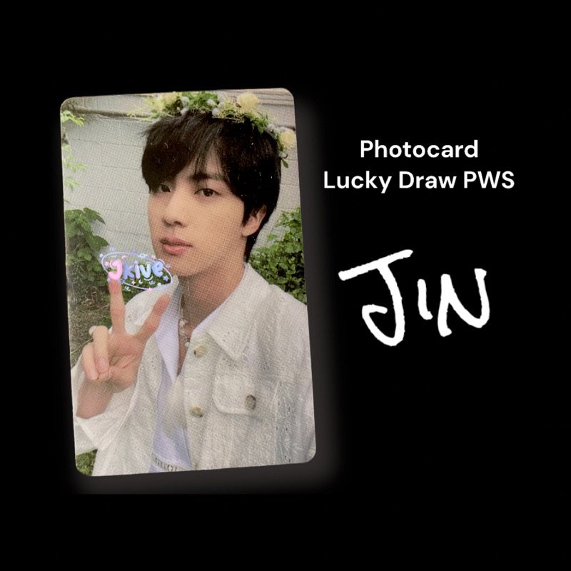 Jual PHOTOCARD PC BTS JIN LD LUCKY DRAW BUTTER PWS POWERSTATION | Shopee Indonesia