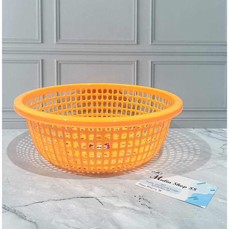 Jual Bakul Sayur / Baskom Saringan / Bakul Bulat Evergreen SIP 831 S, M, L Shinpo | Shopee Indonesia