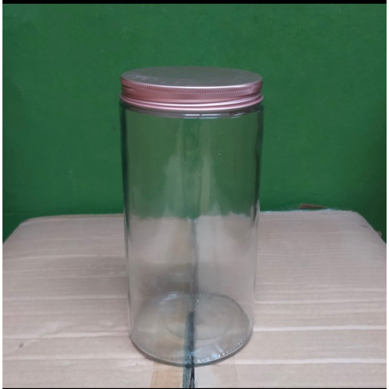 Jual Mason Jar / Toples Kaca 1 Liter / Toples Kombucha / Botol Kaca ...