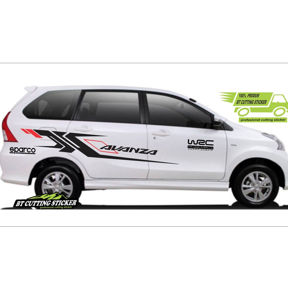 Jual STIKER MOBIL AVANZA STIKER VARIASI MOBIL AVANZA STIKER TRD ...