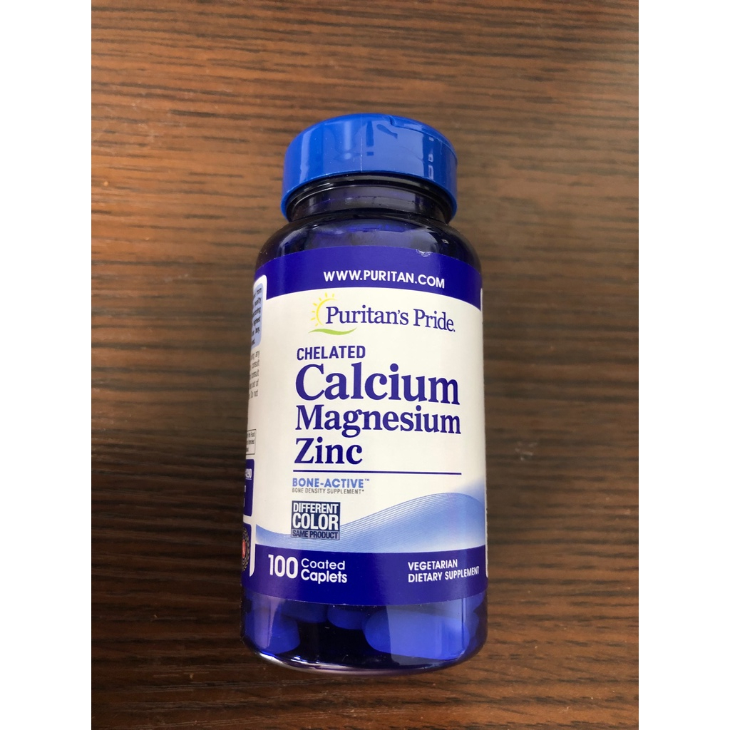 Jual Puritans Pride Chelated Calcium Magnesium Zinc ORIGINAL USA #4290 ...