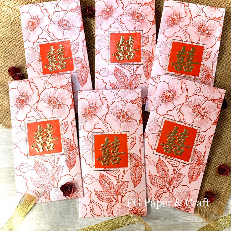 Jual Angpau Wedding Money Envelope Flower Art 6pcs by fgpaper | Shopee ...
