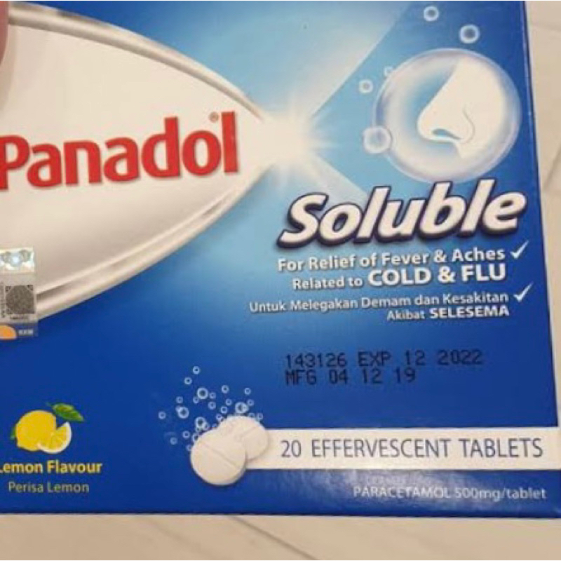 Jual Panadol Cold & Flu soluble Malaysia OBAT DEMAM CELUP | Shopee ...
