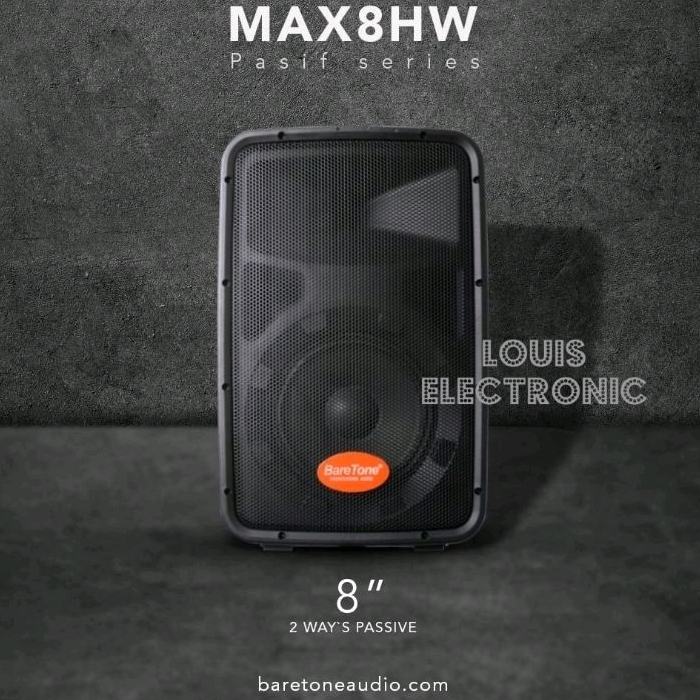 Jual Speaker Pasif BareTone 8HW MAX8HW 8 Inch ORIGINAL ( Harga 2 Pcs ) | Shopee Indonesia