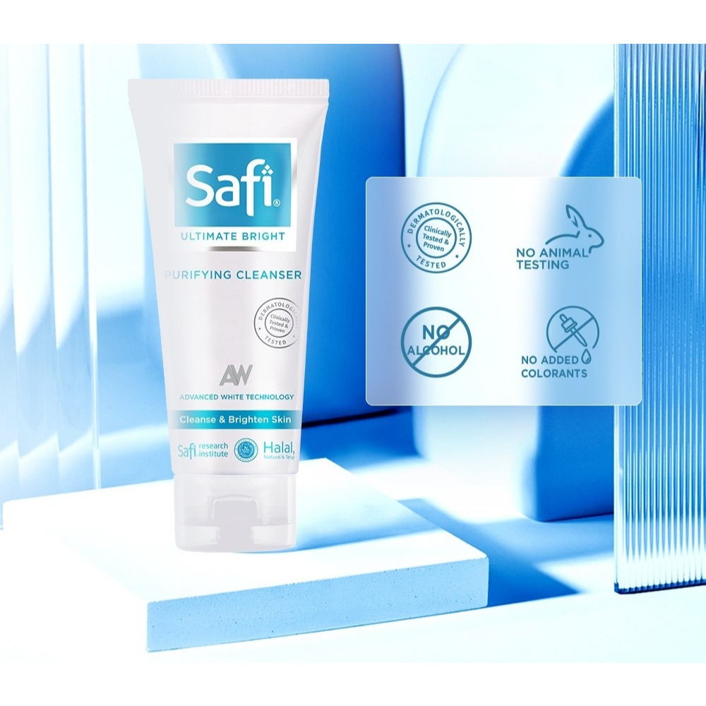 Jual SAFI Ultimate Bright Purifying Cleanser 100 gr | Shopee Indonesia