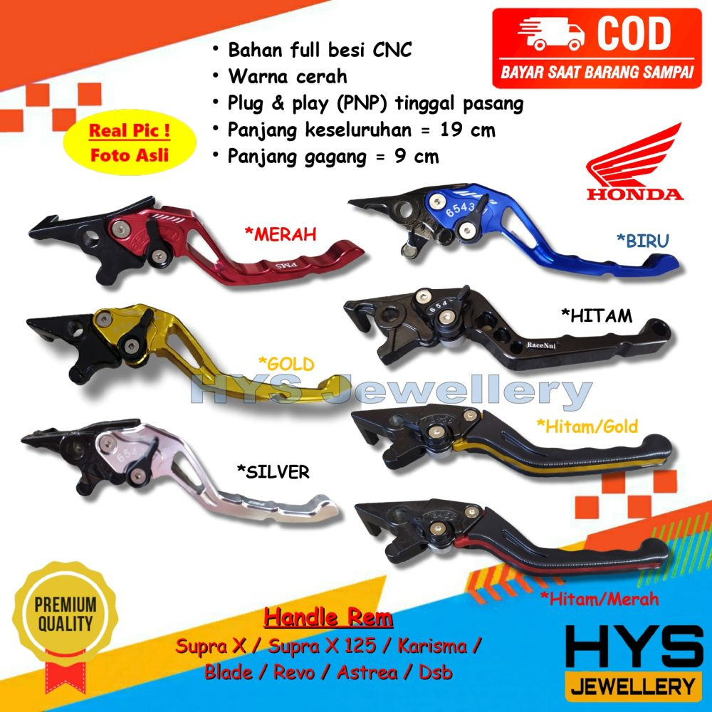 Jual [COD] Handle Rem Variasi Supra X Lama / Supra X 125 / Supra Fit ...