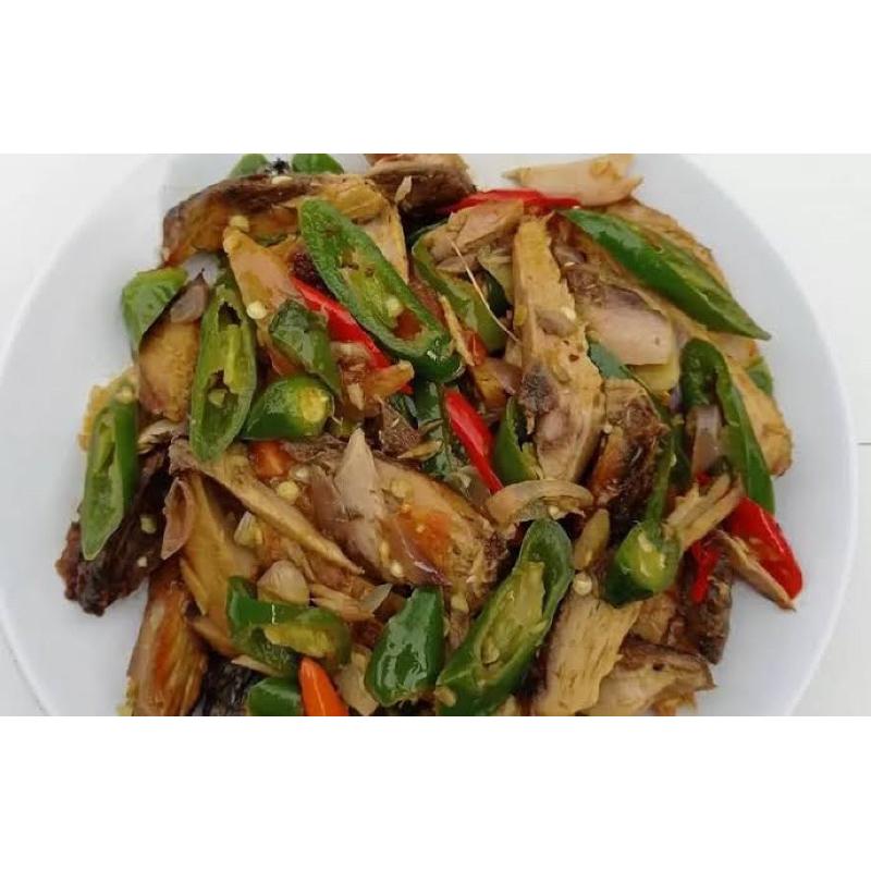 Jual TONGKOL OSENG CABE RAINBOW 200gr (READY) | Shopee Indonesia
