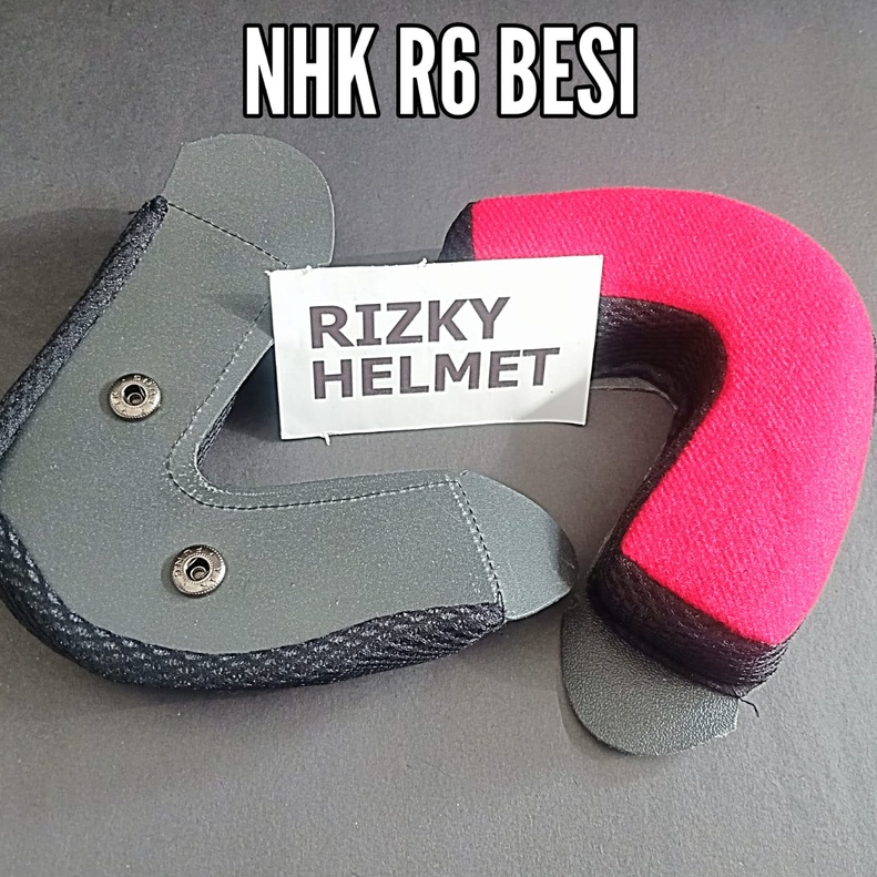 Jual Busa pipi NHK R6 Kancing Besi, Busa helm NHK R 6 besi | Shopee ...