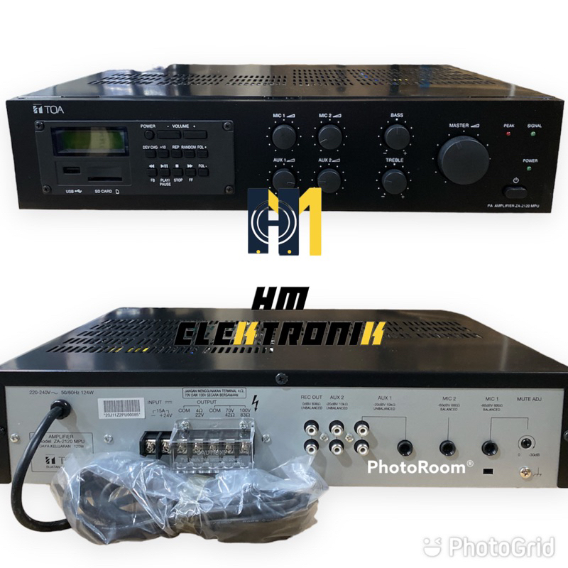 Jual TOA ZA 2120 MPU Power Amplifier Mixer | Shopee Indonesia