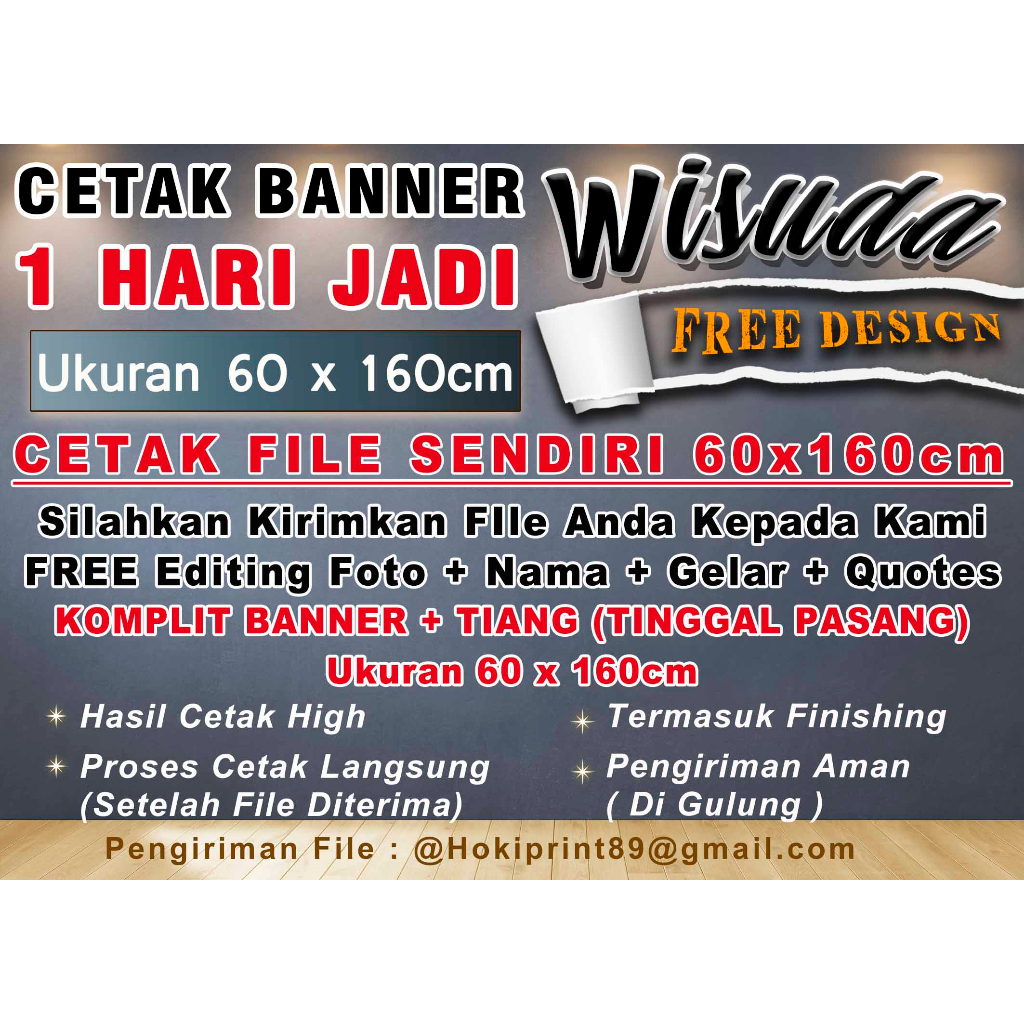 Jual Cetak X Banner Wisuda Congratulations Protokol Kesehatan Prokes ...