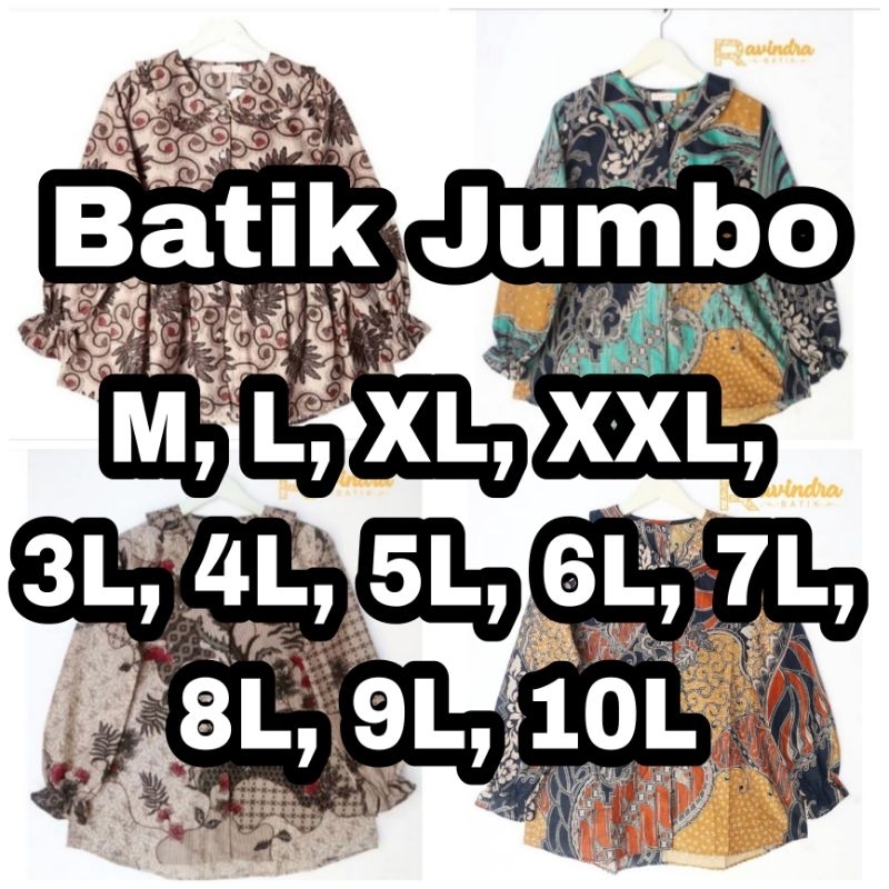 Jual Batik jumbo BIG SIZE JUMBO XXL XXXL 3L 4L 5L MURAH BATIK JUMBO ...