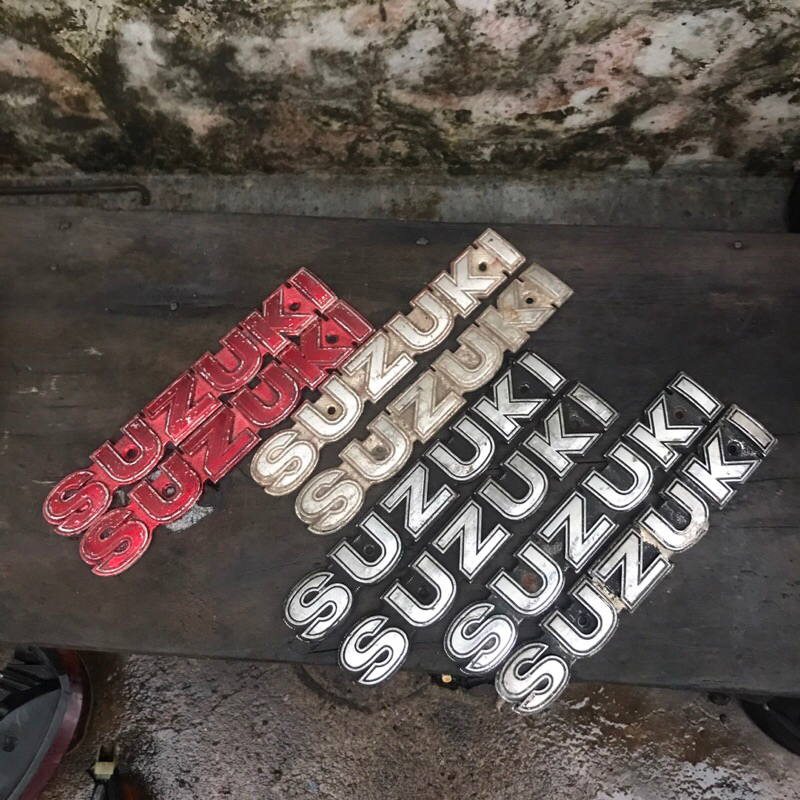 Jual Emblem tangki Logo tangki suzuki a100 ax super econos GT185 gp100 ...