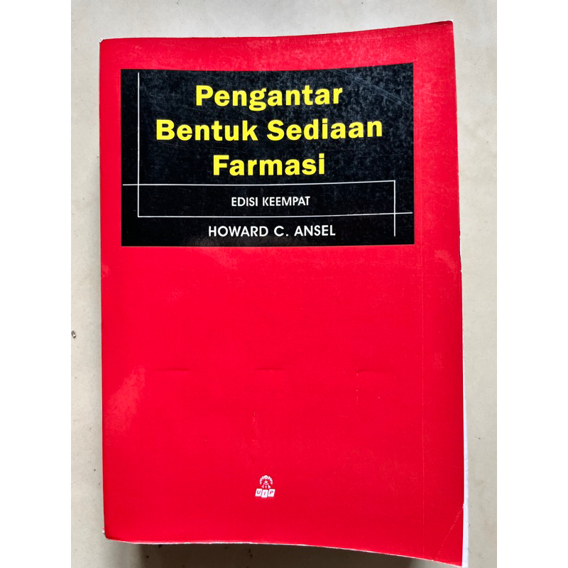 Jual Pengantar Bentuk Sediaan Farmasi Edisi 4 Howard C. Ansel Bekas/ Preloved | Shopee Indonesia