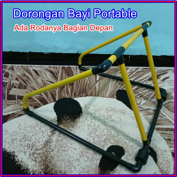 Jual Alat Bantu Bayi Belajan jalan Walker PVC Portable Roda Depan ...