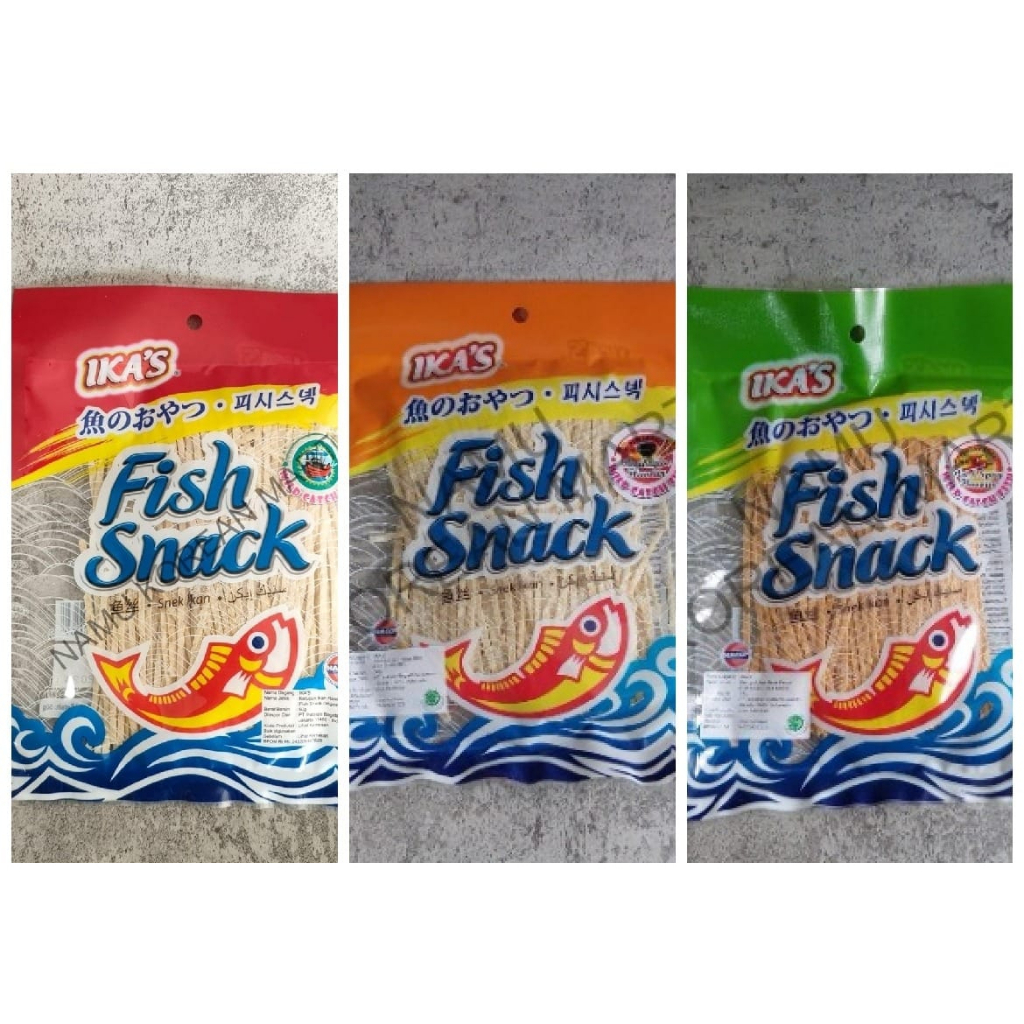 Jual Ika's Fish Snack BBQ 50gr Juhi / Snack Cemilan Ikan / Ikas Snack ...