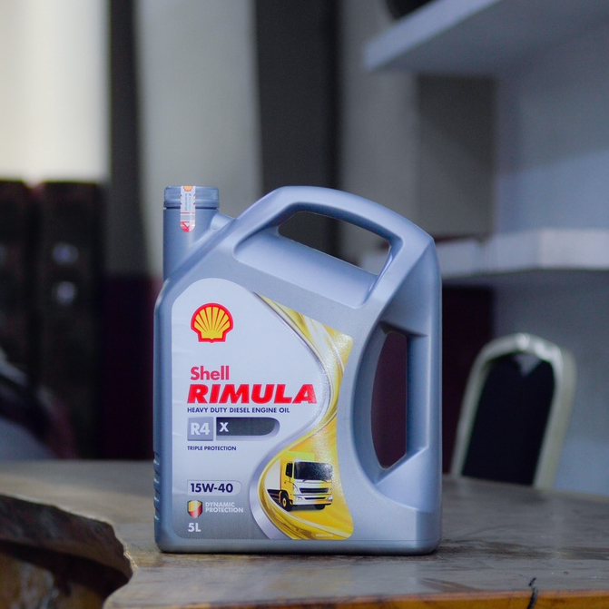 Jual Oli Mesin Mobil Shell Rimula R4X 15W-40 1 Liter dan 5 Liter / Oli ...