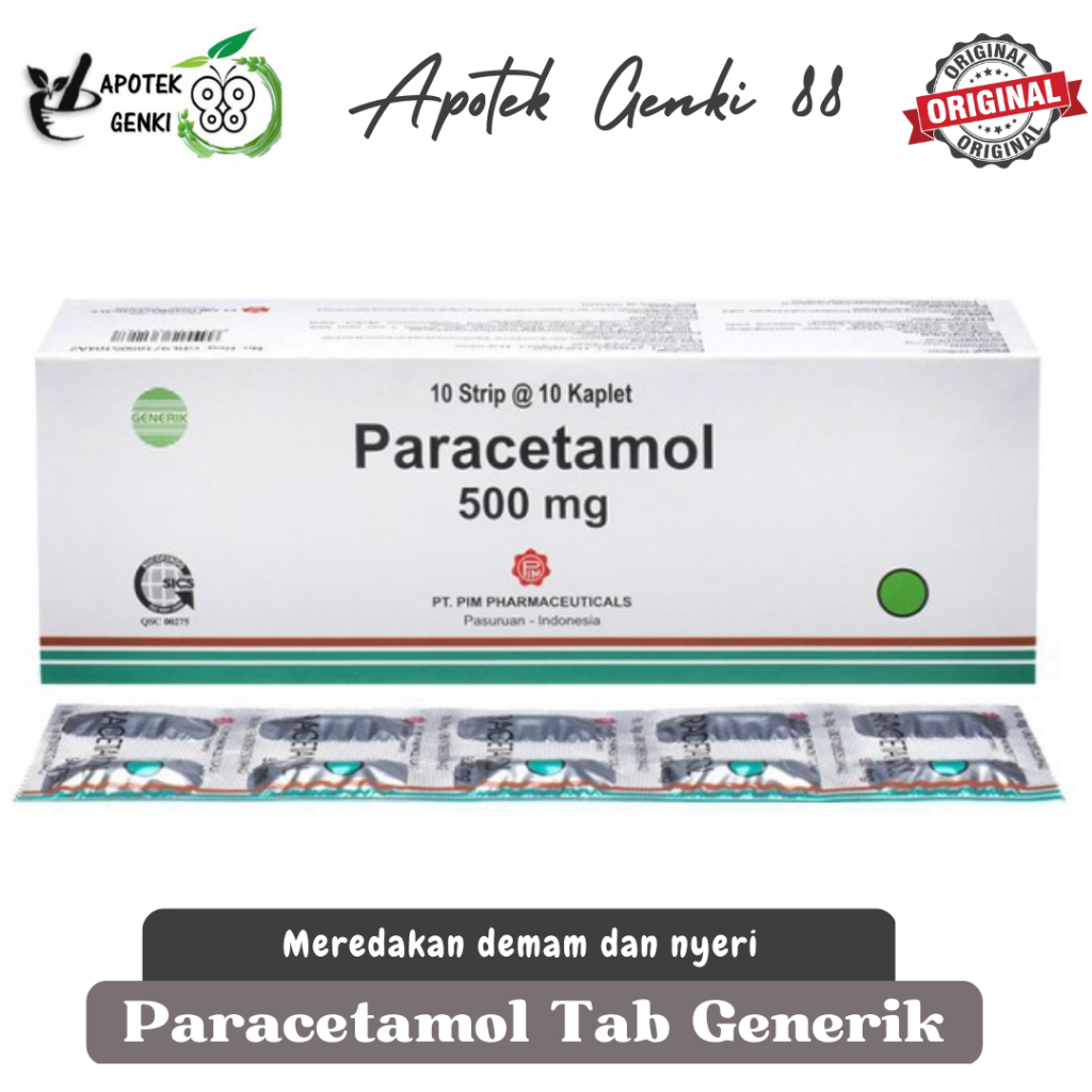 Jual Paracetamol 500 mgTablet Generik | Shopee Indonesia
