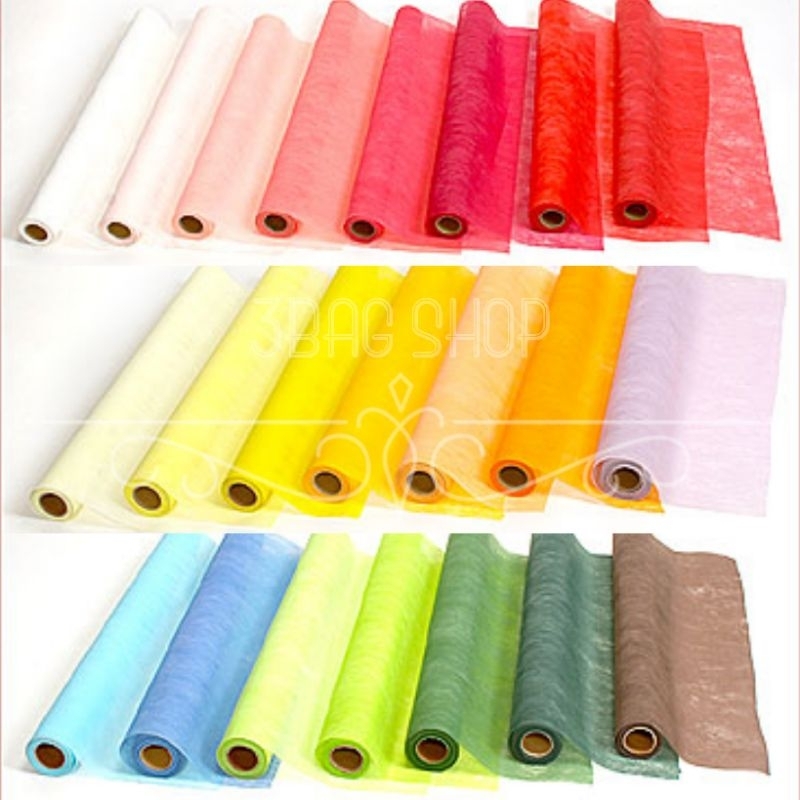 Jual Flower Wrapping Basic Spunbond Premium/ Kertas Tissue Polos ...