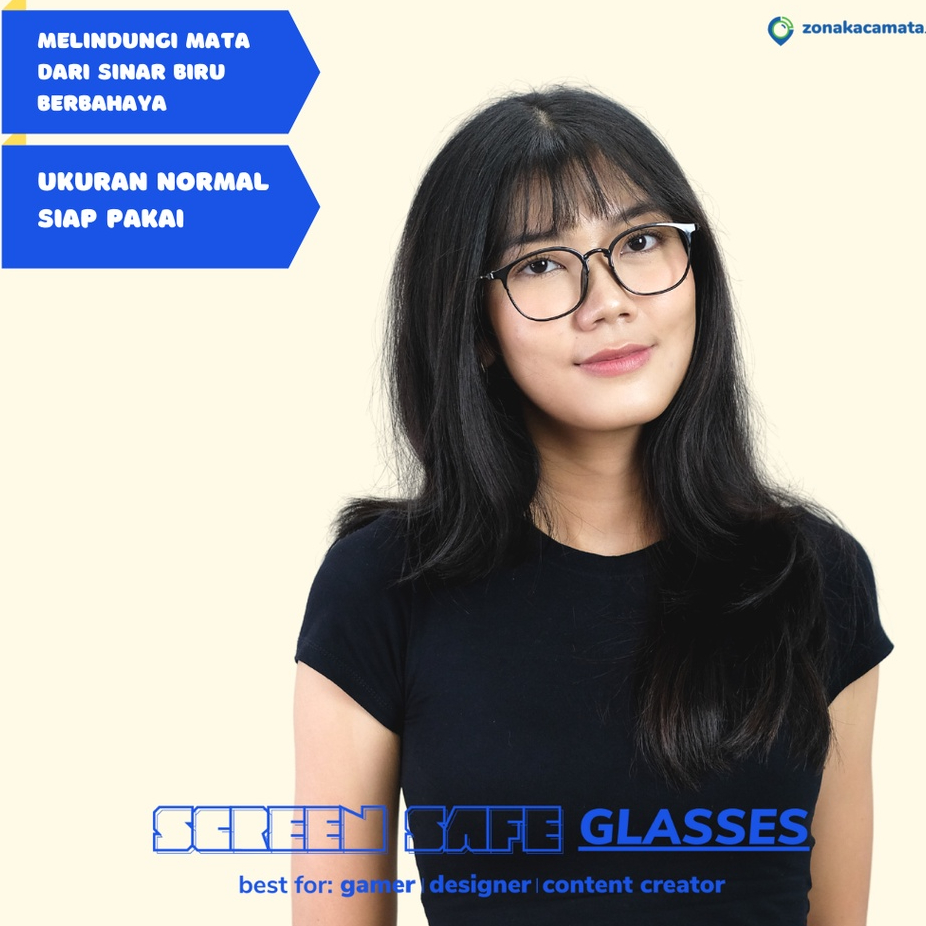 Jual zonakacamata - ZK Screen Safe Glasses-Nico-Kacamata Anti Radiasi Komputer-Anti UV 420 ...
