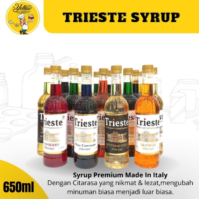 Jual Trieste Syrup 650ml | Shopee Indonesia