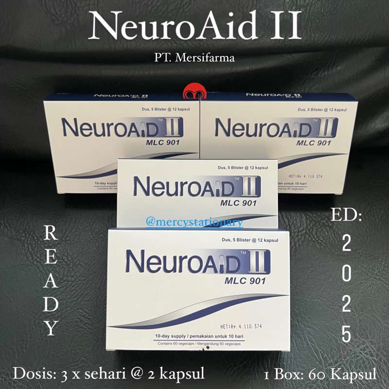 Jual 1 Box - NEUROAID II Kapsul Pengobatan Setelah Stroke - 60 Kapsul ...
