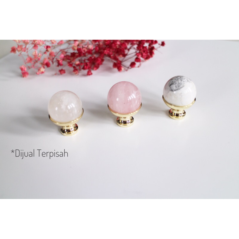 Jual EH-K07 | Marble Crystal Knob Dan Handle Lemari Atau Tarikan Laci ...