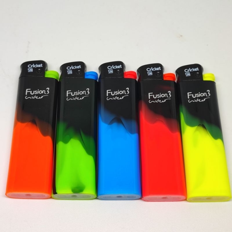 Jual Korek Api Gas Cricket Roda Fusion ORIGINAL isi 5PCS | Shopee Indonesia