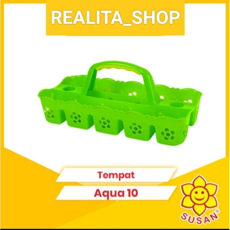 Jual RAK AQUA PLASTIK ISI 10 SUSAN/ TEMPAT AQUA GELAS | Shopee Indonesia